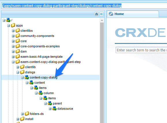 Experiencing Adobe Experience Manager Aem Cq Aem 65 Content Copy Using Workflow Dialog
