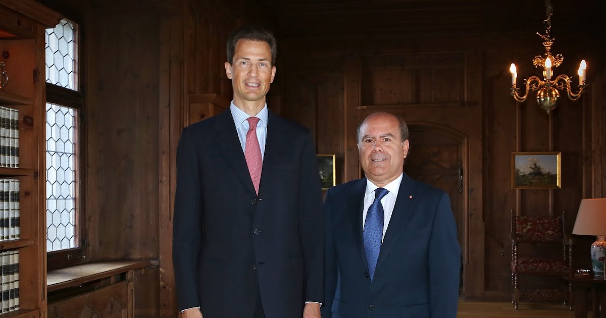 Hereditary Prince Alois Receives Ambassadors