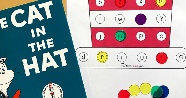 Cat in the Hat Alphabet Game Inspired by Dr. Seuss | Totschooling ...
