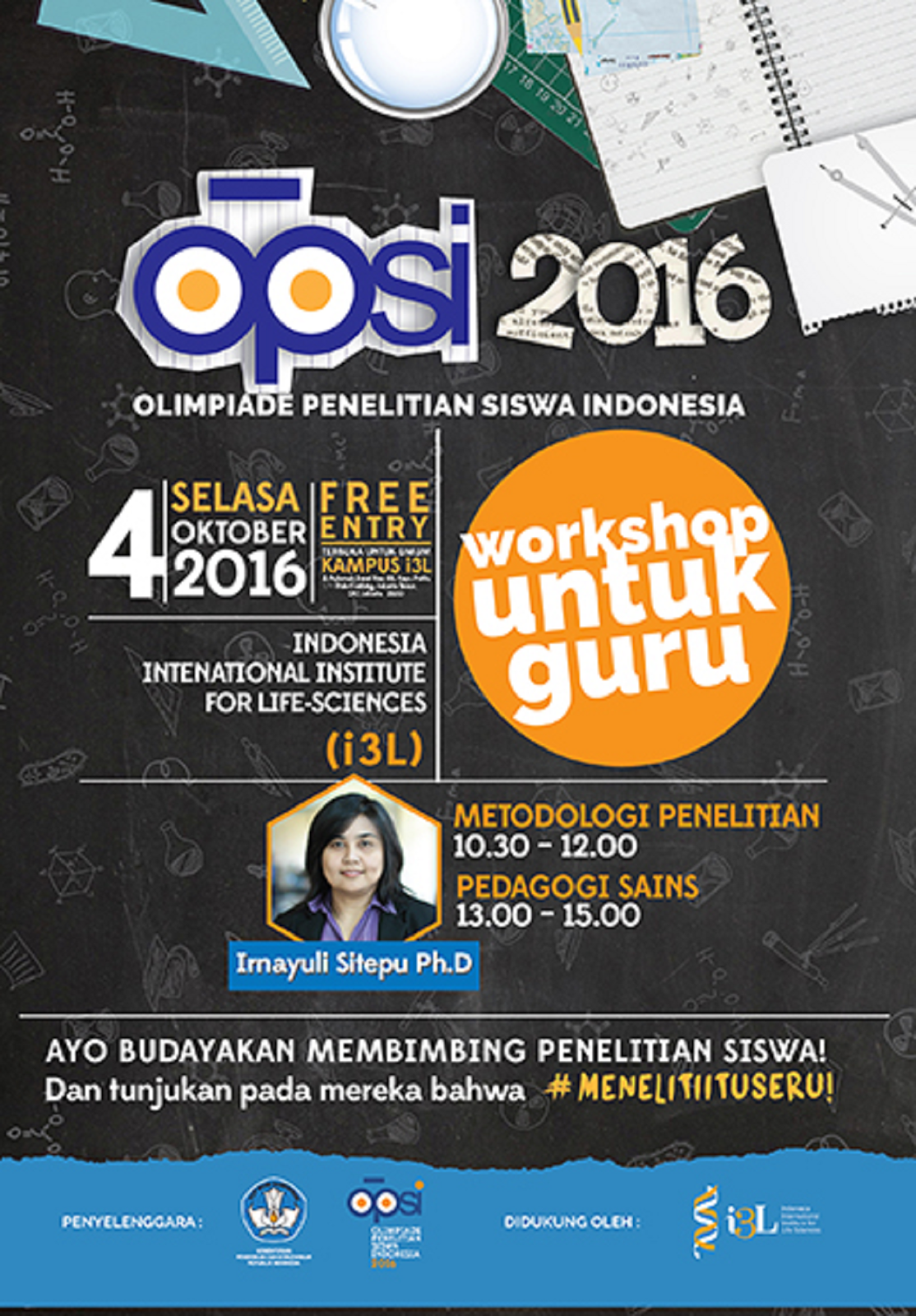 Olimpiade Penelitian Siswa Indonesia (OPSI) 2016 - Kiprah Guru