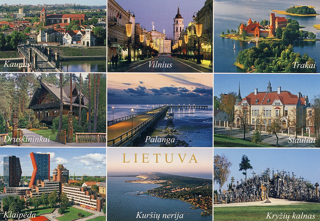 World on Postcards: Lithuania / Litwa