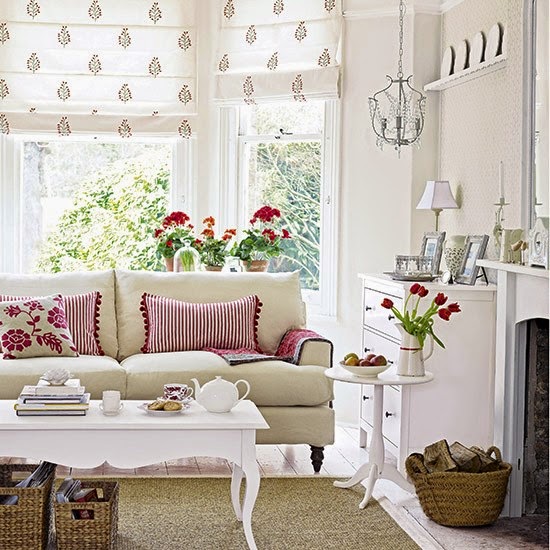 10 Salas estilo Shabby Chic - Colores en Casa