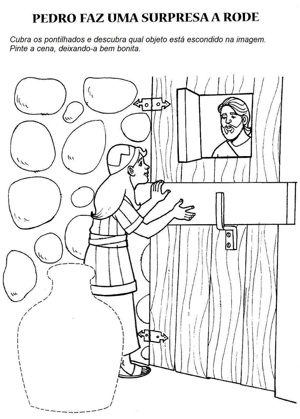 Escola Dominical Infantil: Atividade: Pedro e Rode