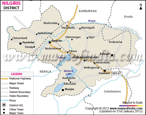 Nilgiris District Information, Boundaries and History from Shankar IAS ...