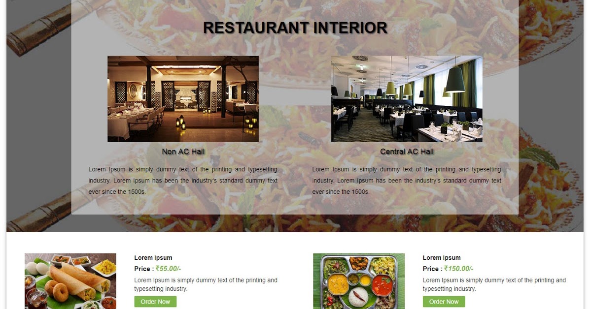 Free Time Learning: How to Create A Basic Bootstrap Restaurant Website ...