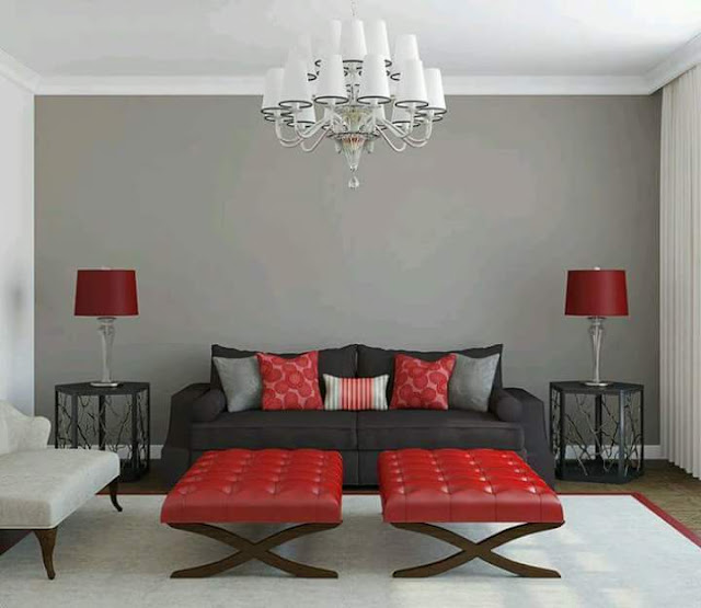 ¿CÓMO DECORAR TU SALA DE COLOR ROJO? : Decoración del Hogar, Diseño de ...