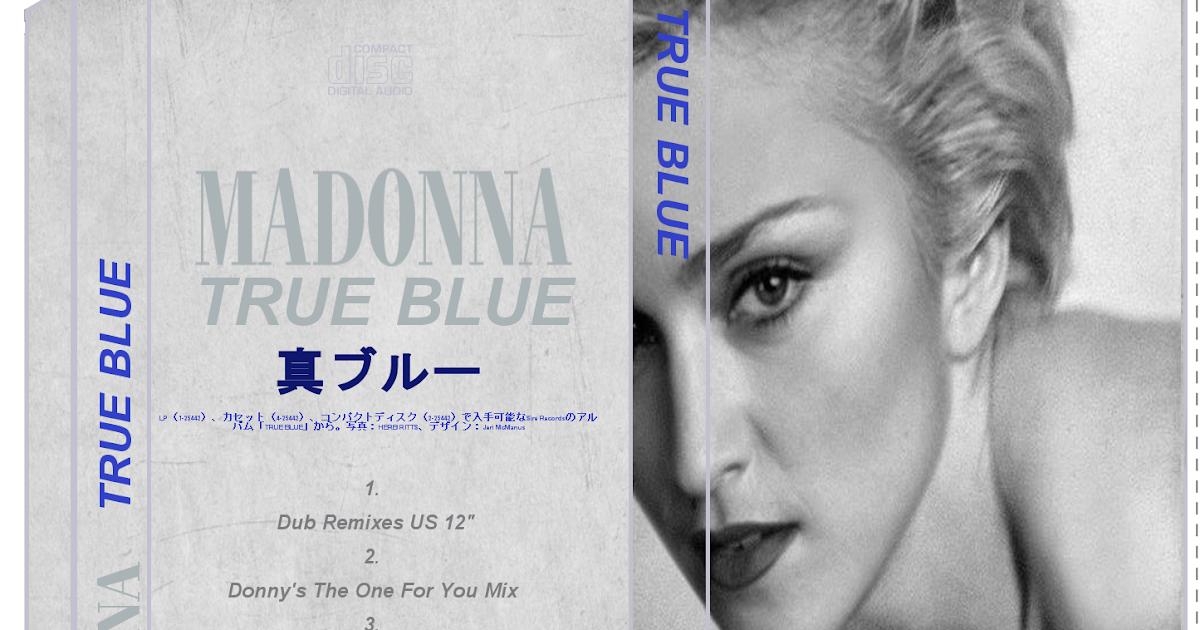 Madonna FanMade Covers: True Blue - Single Long Box