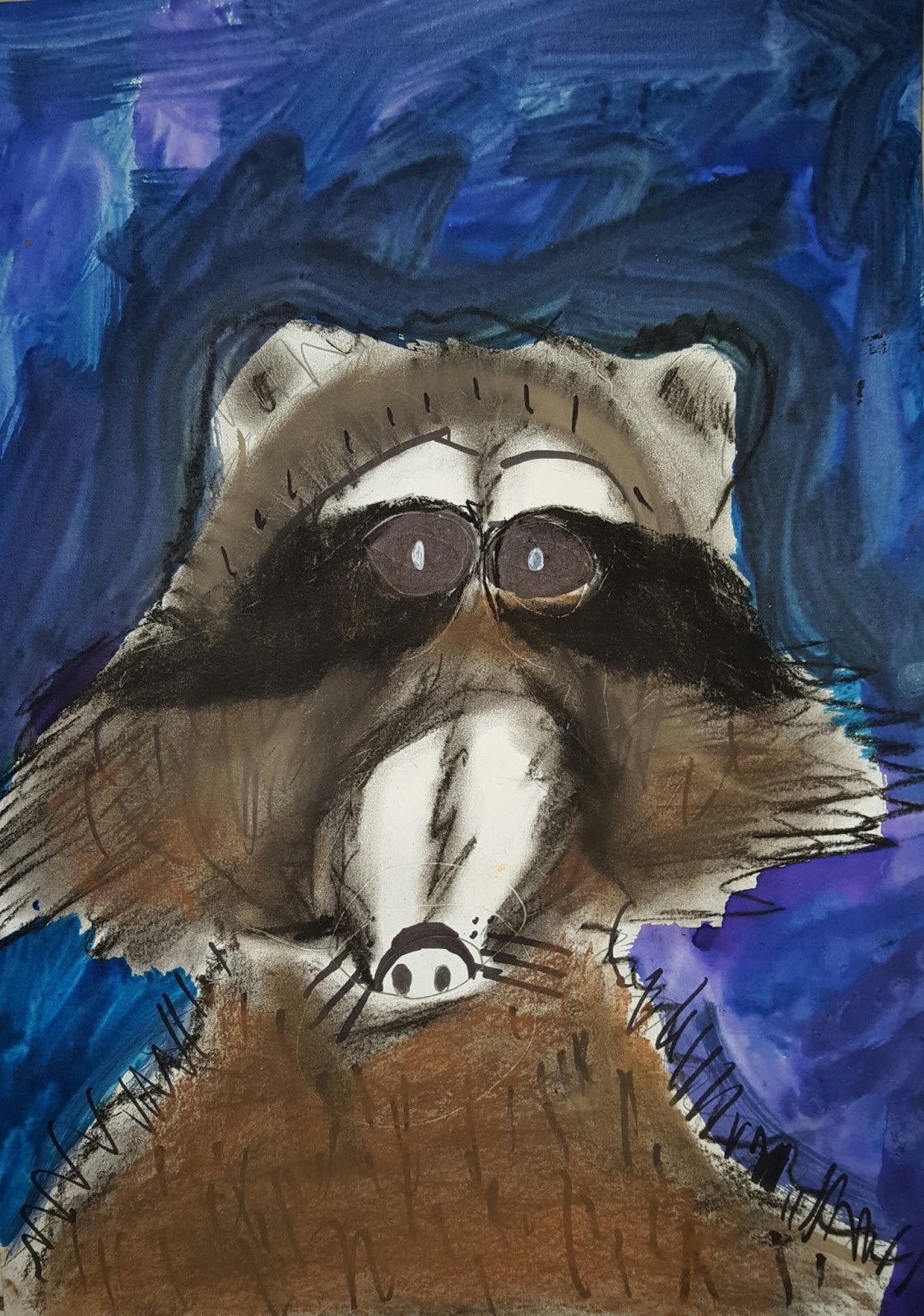 MaryMaking: Owl and Raccoon Portraits