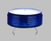 Stars led blue beacon light，rotating beacon light，solar power beacon ...