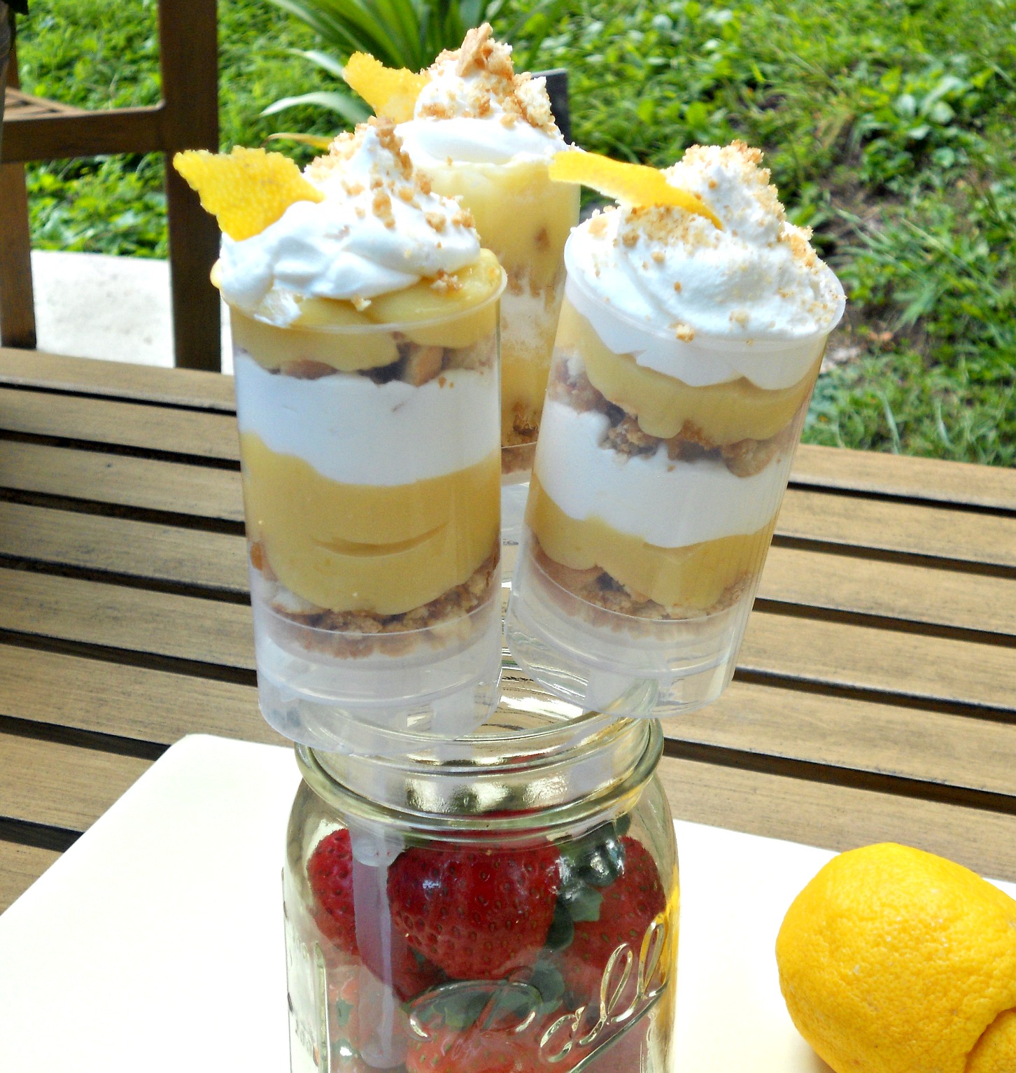 Lemon Cream Pie Push Pops - Hezzi-D's Books and Cooks