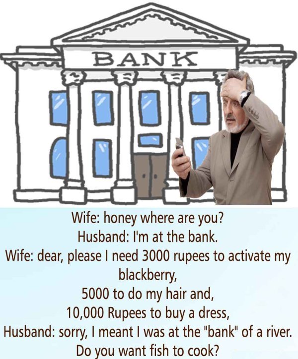 FRASI DIVERTENTI : Funny Bank jokes