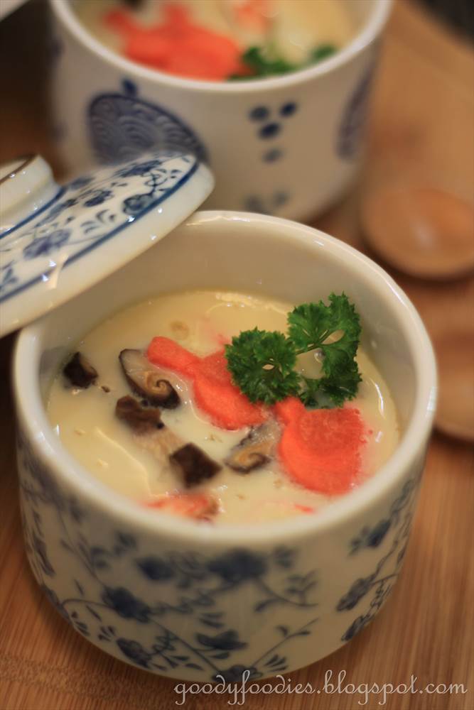 GoodyFoodies: Recipe: Japanese Chawanmushi with Prawn, Scallop & Crabsticks