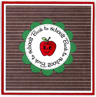 Glora's Crafts: School Note Card Set