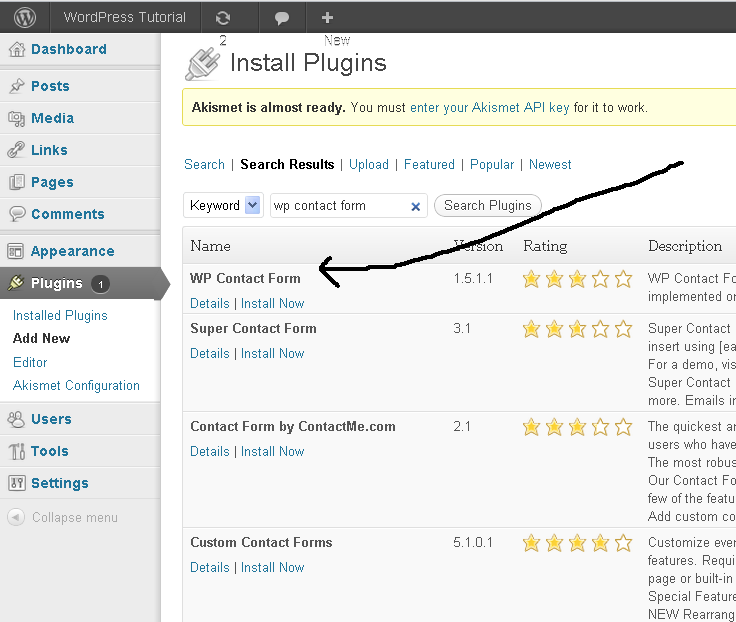 Cara memasang Halaman Contact pada Web berbasis WordPress | BLOGGER ...