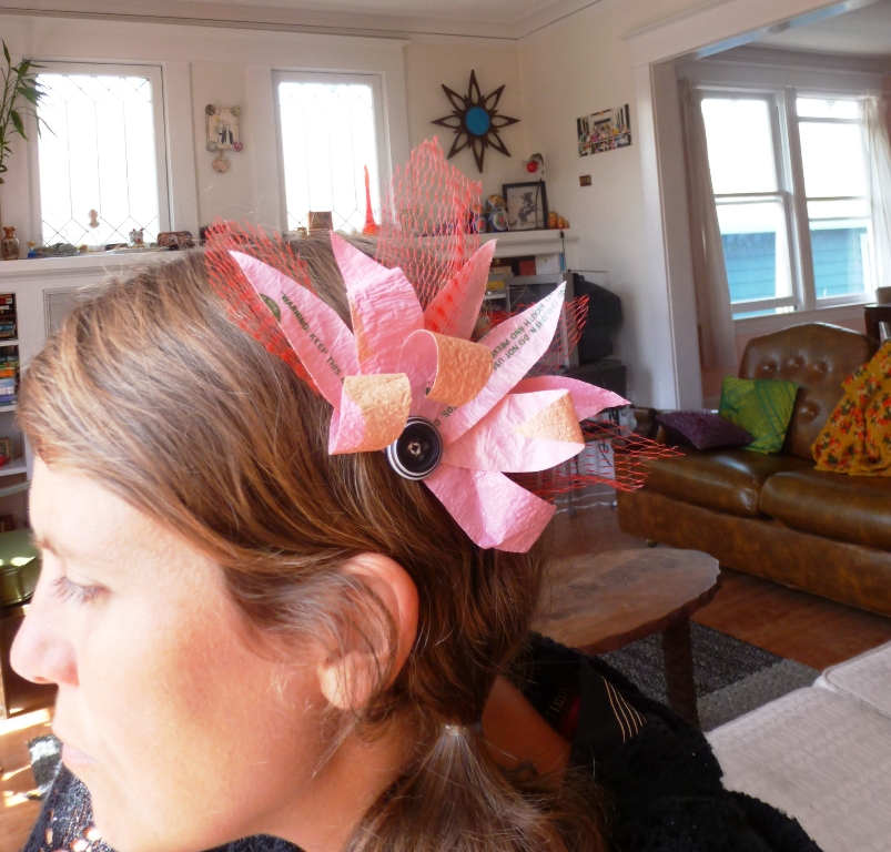 Beautiful Creations by Bece: Frolicking Fused Plastic Fascinators