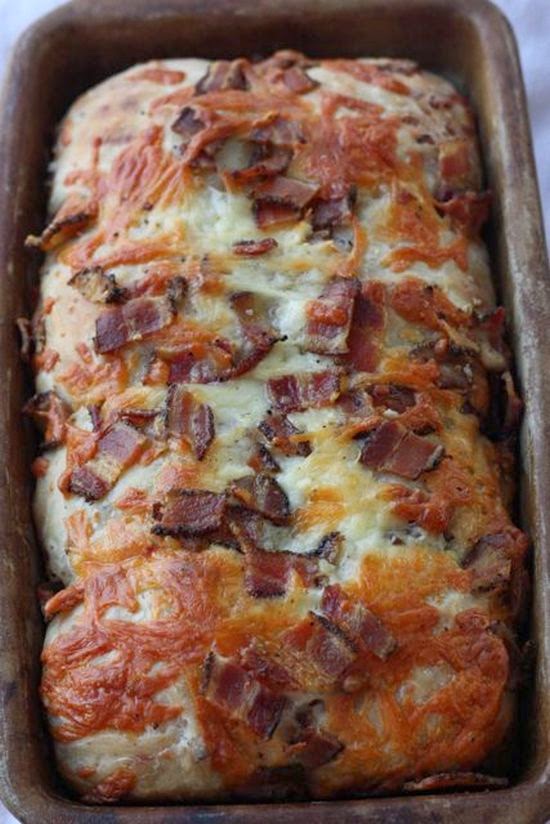 Loaded Bacon Cheddar Bread | LEARN COOKING