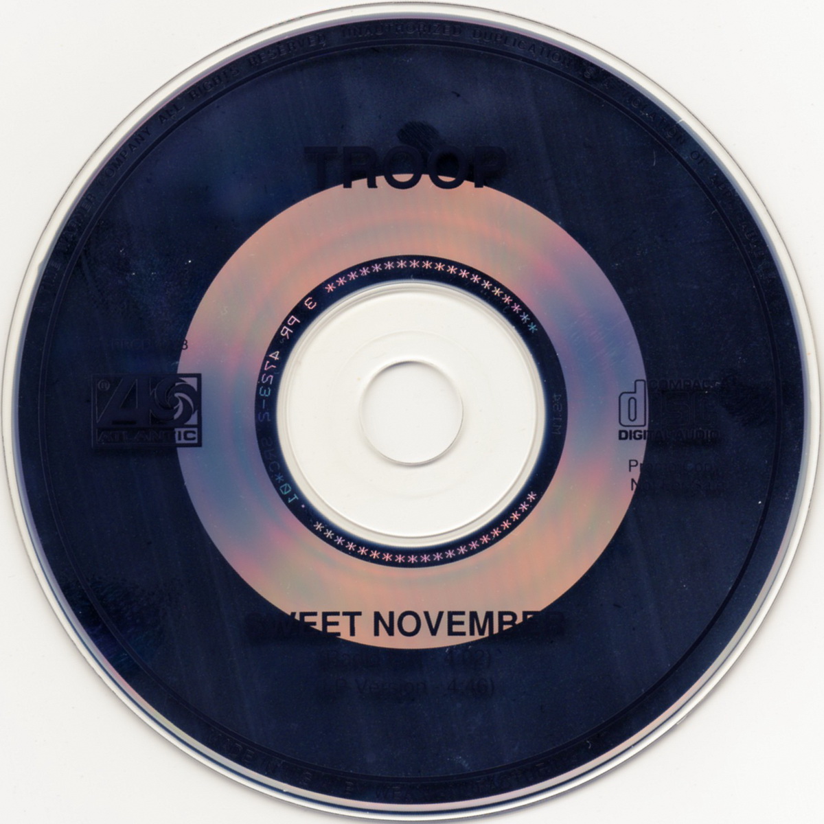 THE CRACK FACTORY: Troop-Sweet_November-(Promo_CDS)-1990-Y2H_INT