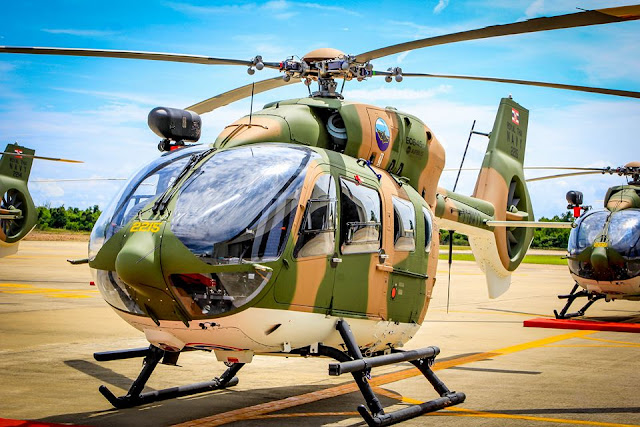 AAG_th บันทึกประจำวัน: กองทัพเรือไทยทำพิธีรับมอบเฮลิคอปเตอร์ H145M ๕เครื่องเข้าประจำการ