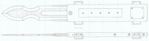 QUOTIDIANO DI VENTURA: Retractable Forearm Blade - Armeria di Tetsubo n.19