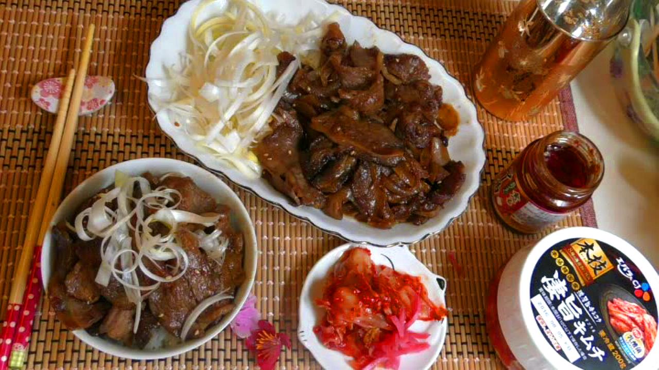 LUWEEH KITCHEN : BEEF KARUBI BOWL in YAKINIKU SAUCE