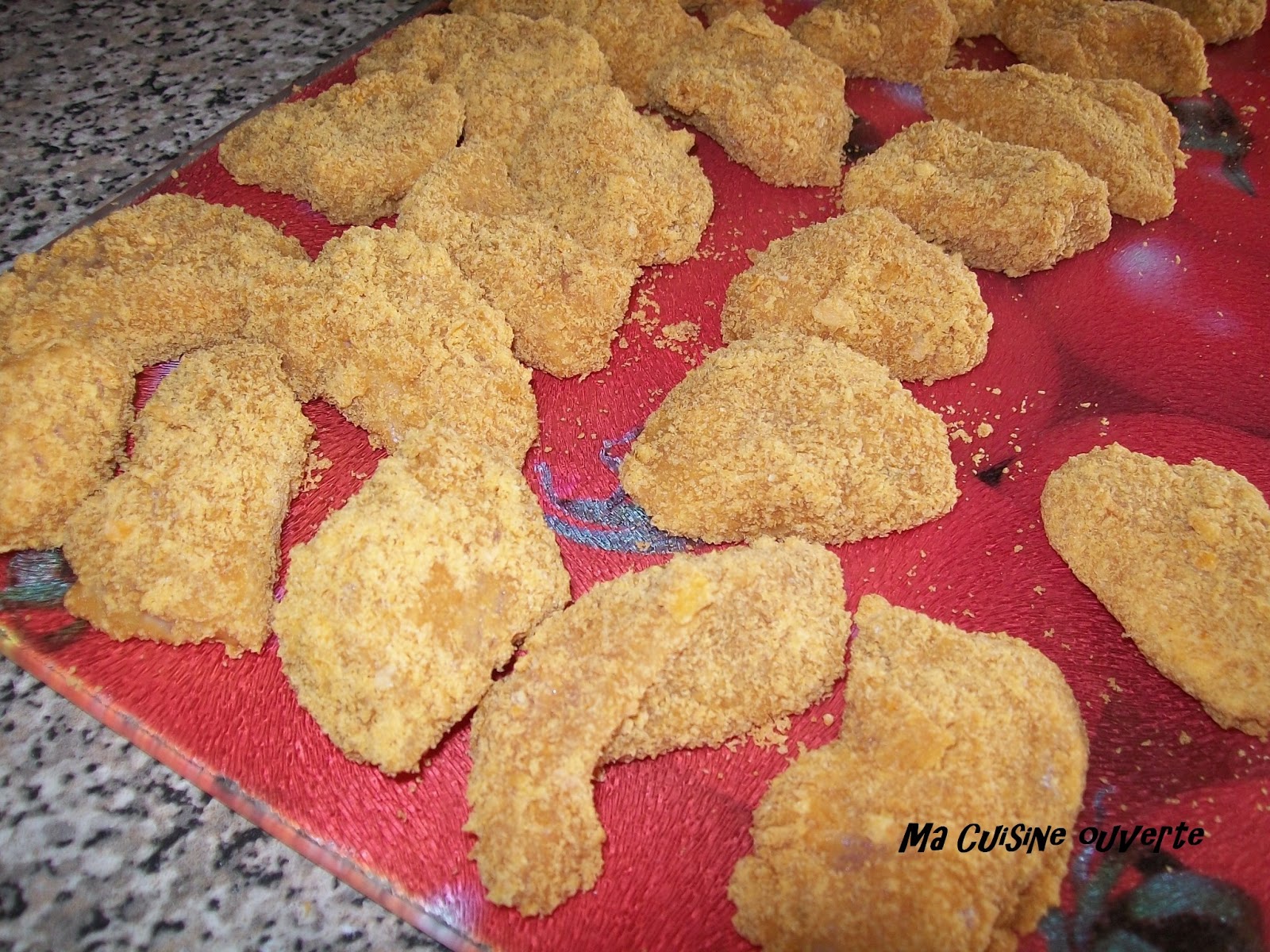 Ma Cuisine ouverte: Nuggets de poulet et panure cacahouèttes....