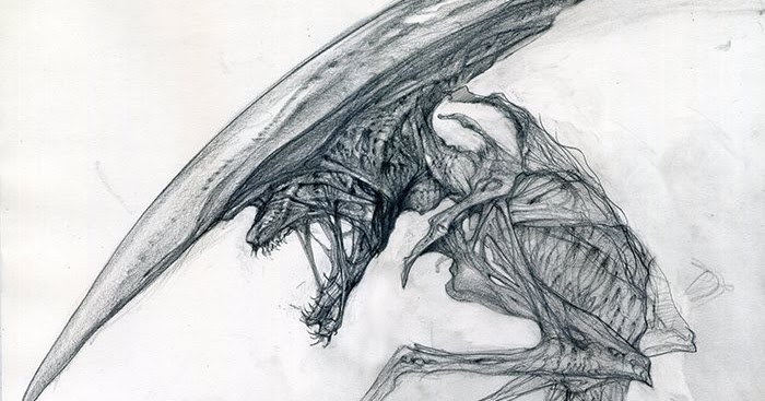 Alien Explorations: Alien Covenant: Neomorph illustration by Stephane ...