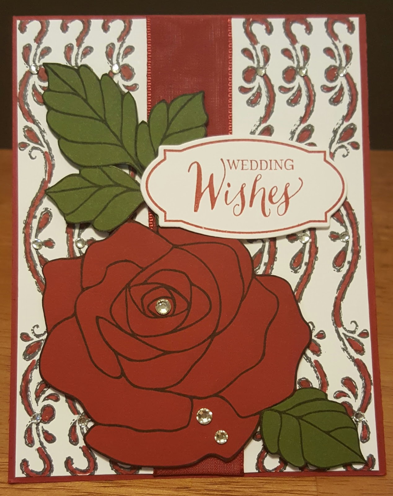 AmyZing Cards: Revamped Rose Wedding Wishes