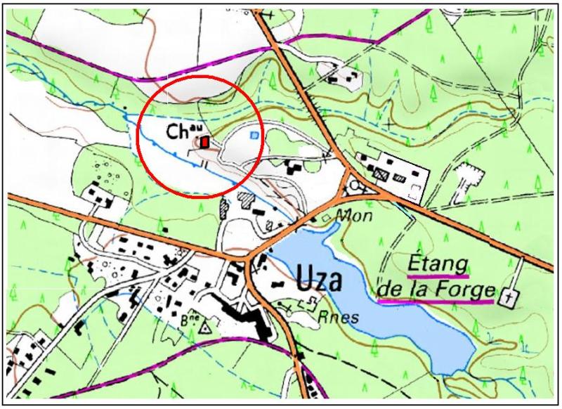 Landes en vrac: UZA - CHATEAU ET SEIGNEURS