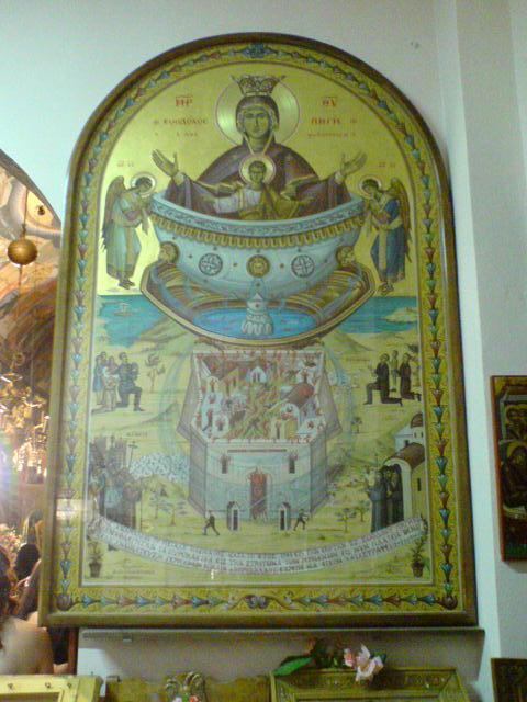 Icon-painting Facts: Icon of the Life-Giving Spring of the Mother of ...