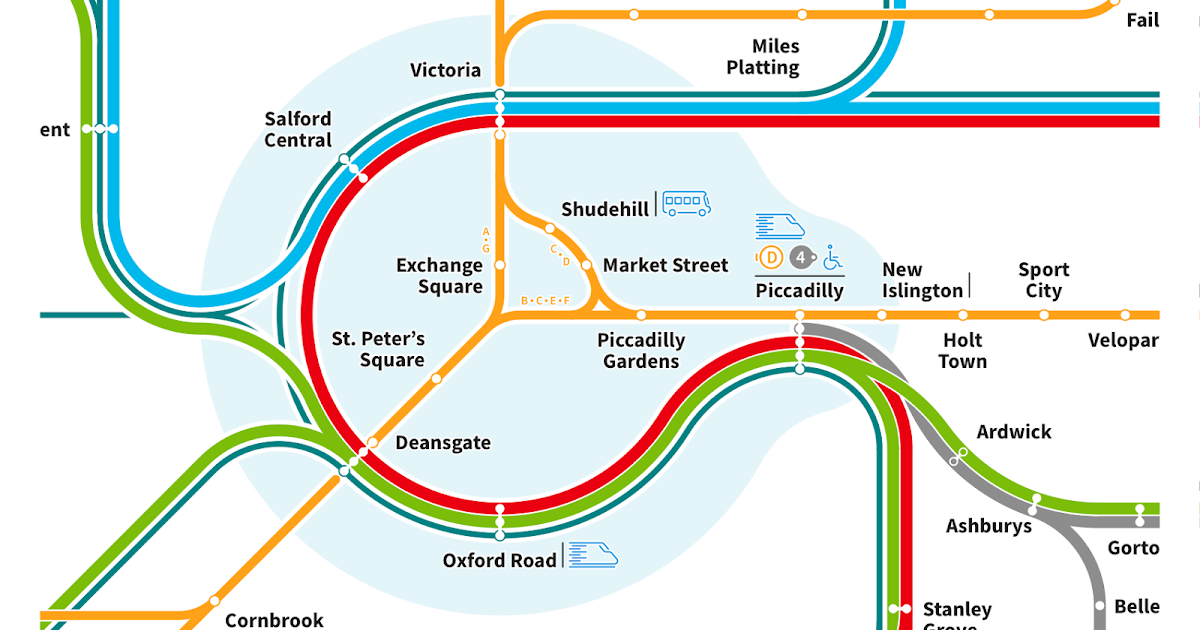 Angus Doyle Design: Preview: Integrated Manchester Transport Map