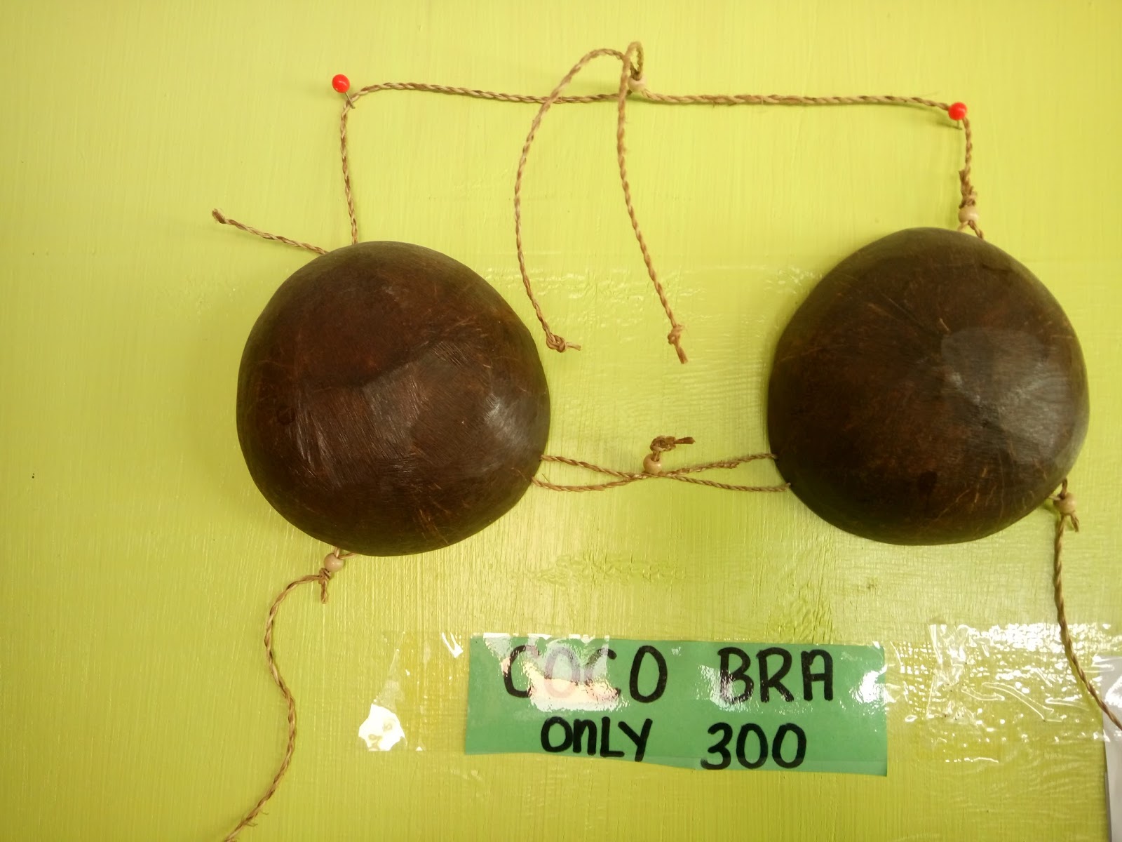 No Borders: Olalala...Bohol's 'coco bra' for summer keepsake