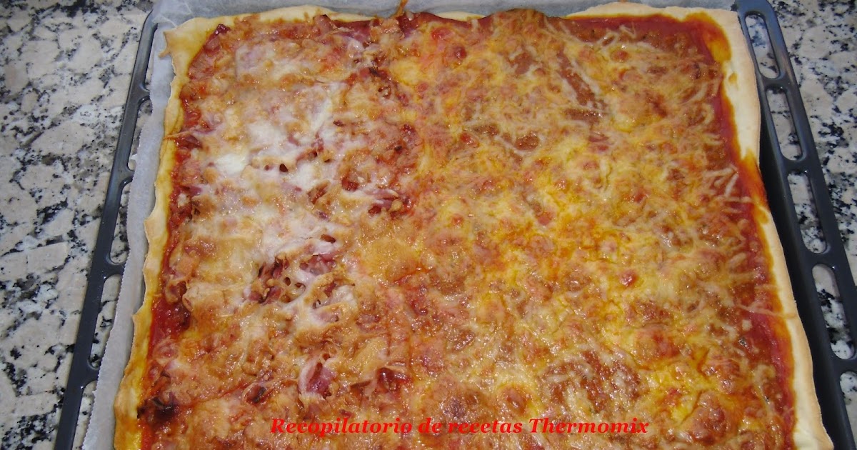 Recopilatorio de recetas thermomix: Pizza: mitad de salsa boloñesa y ...