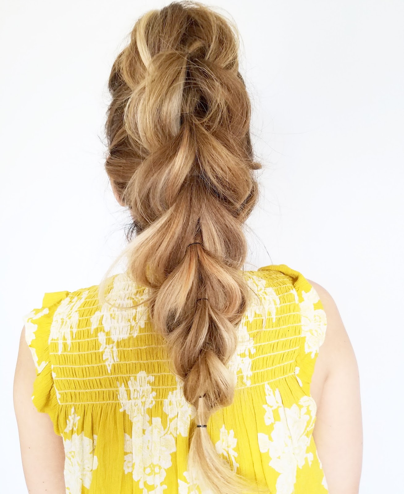 Grosgrain: Pull Through Ponytail Braid