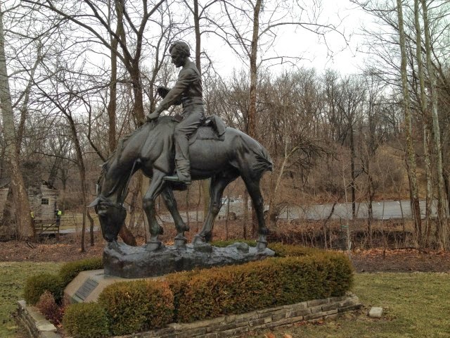 Postcards And Road Trips: Abraham Lincoln On A Horse Sculpture