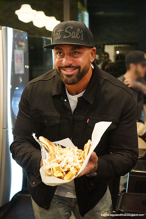 Fat Sal’ Fat Fuhgettaboutit pizza sandwich - Vegas and Food