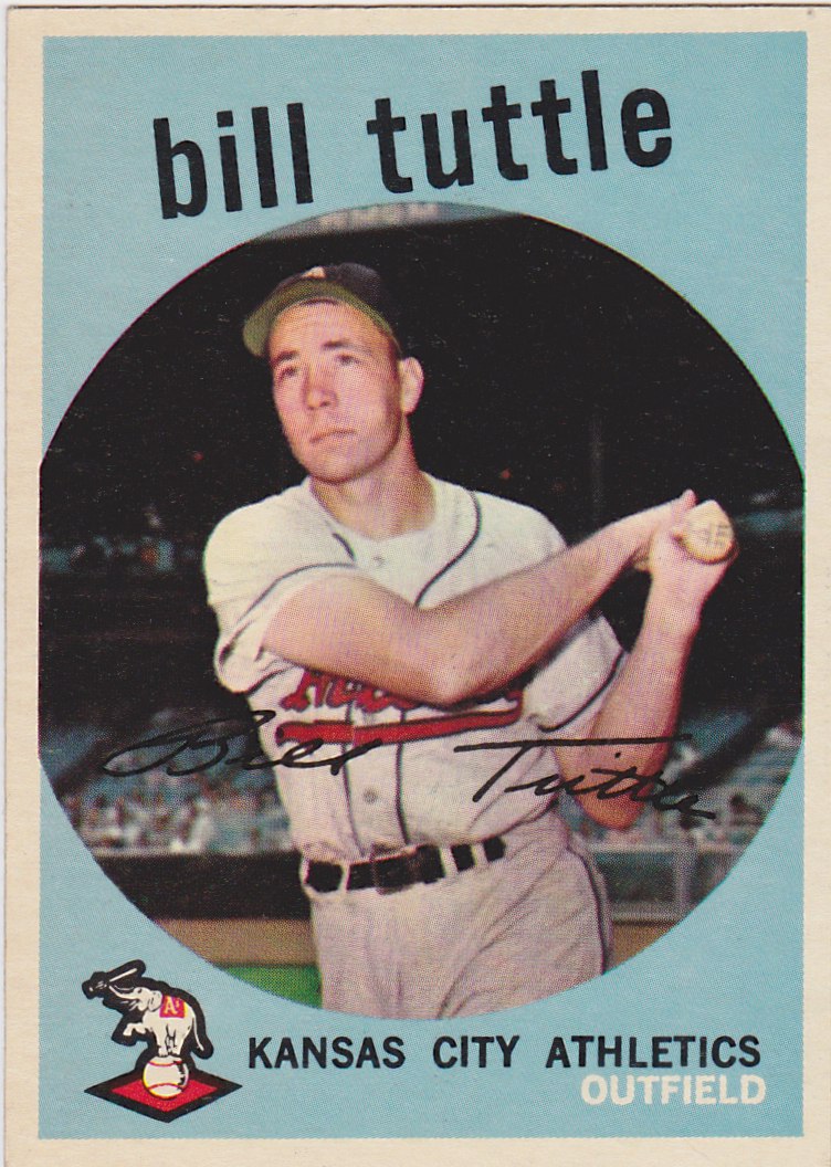 '59 topps: one f/g card at a time: #459 Bill Tuttle