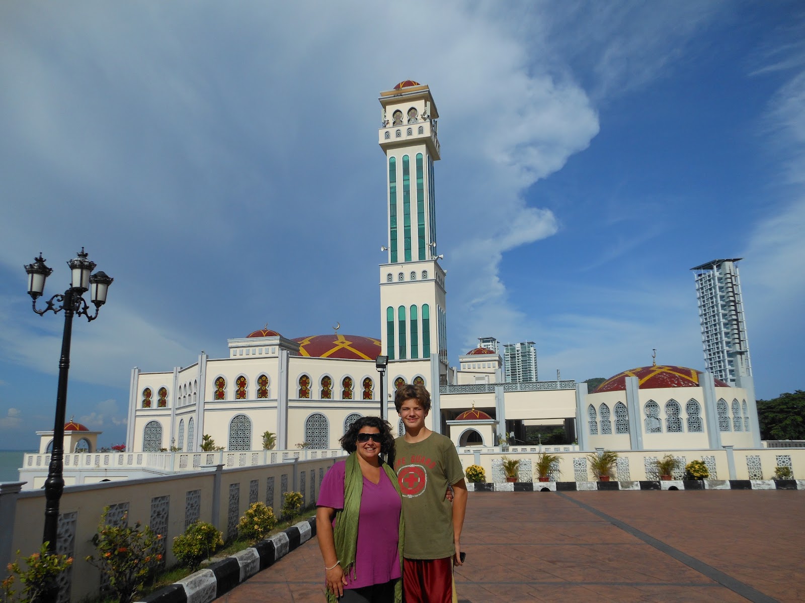 Family Travel Blog : Floating Mosque in Penang, Malaysia