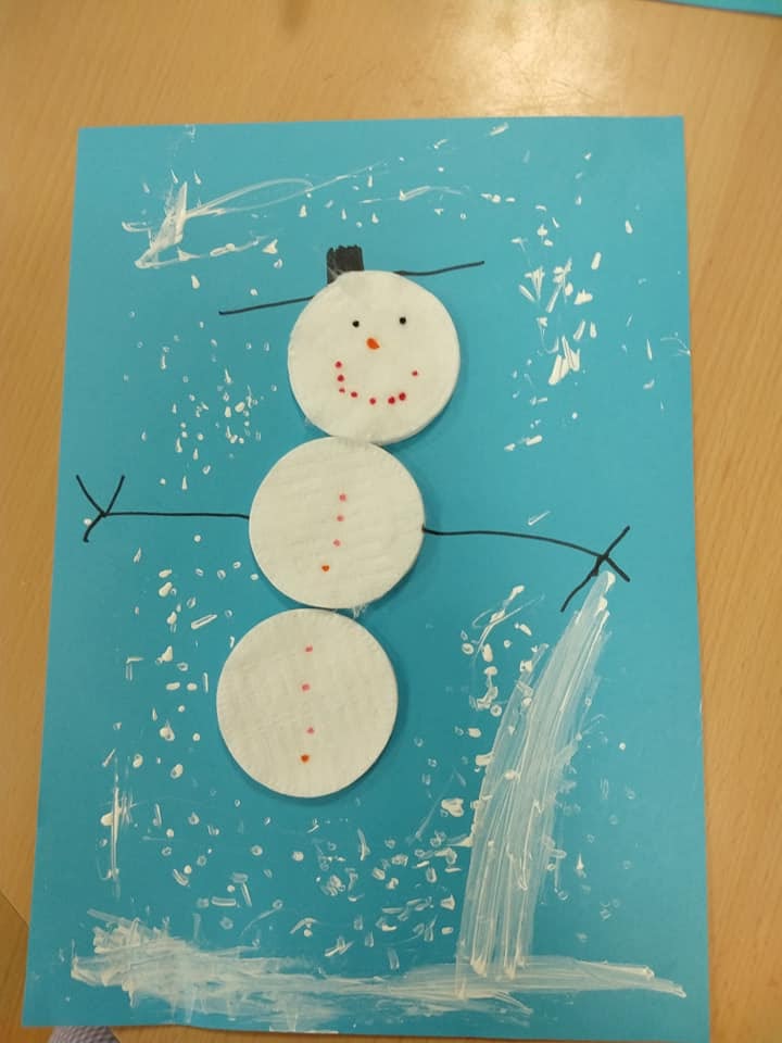 La clase de Vane: MUÑECO DE NIEVE DEL INVIERNO