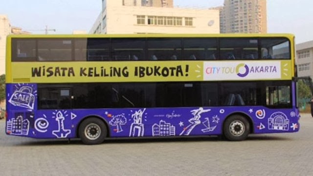 Ini Dia Foto Bus Tingkat Pariwisata di Jakarta