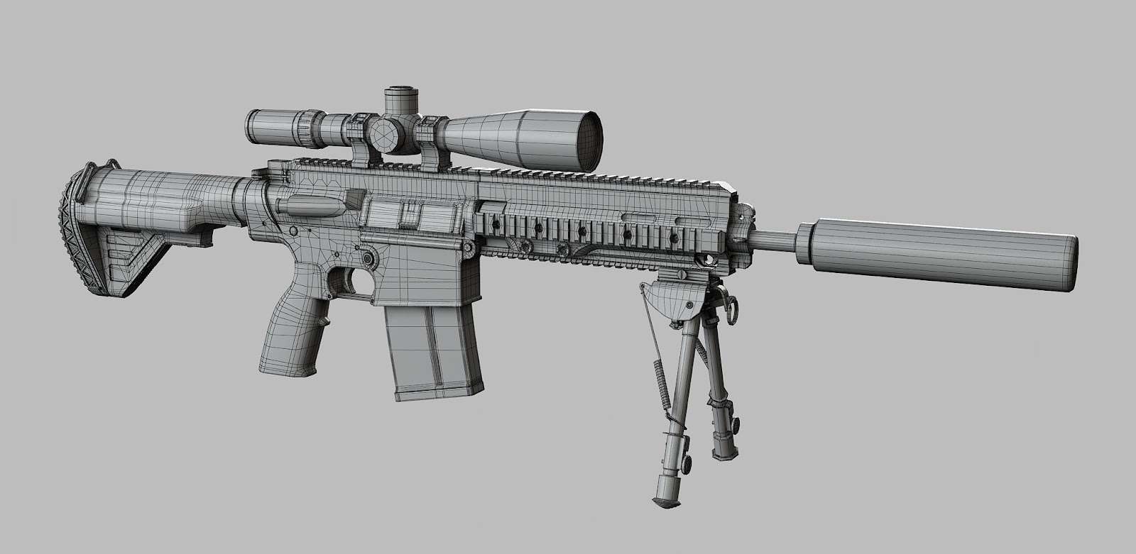 3dserj: Heckler & Koch HK417