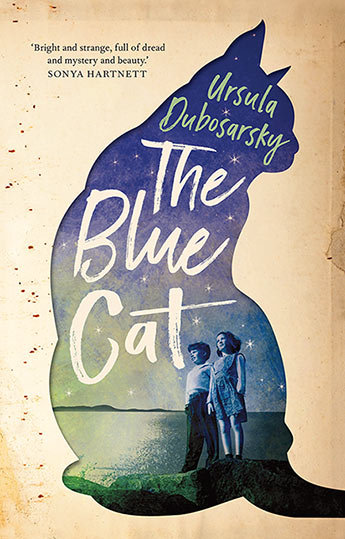 Momo celebrating time to read: The blue cat by Ursula Dubosarsky