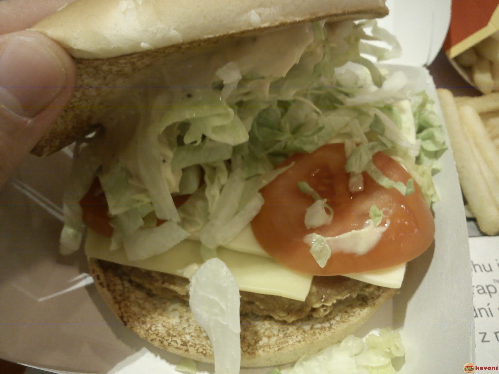 kavoniho žrádlo: Chicken Mythic, McDonald's