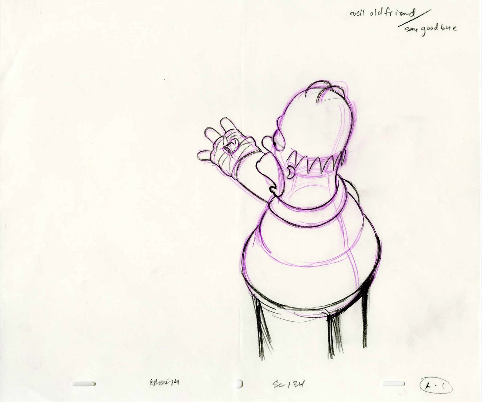 Living Lines Library: The Simpsons (TV Series 1989– ) - Production Drawings