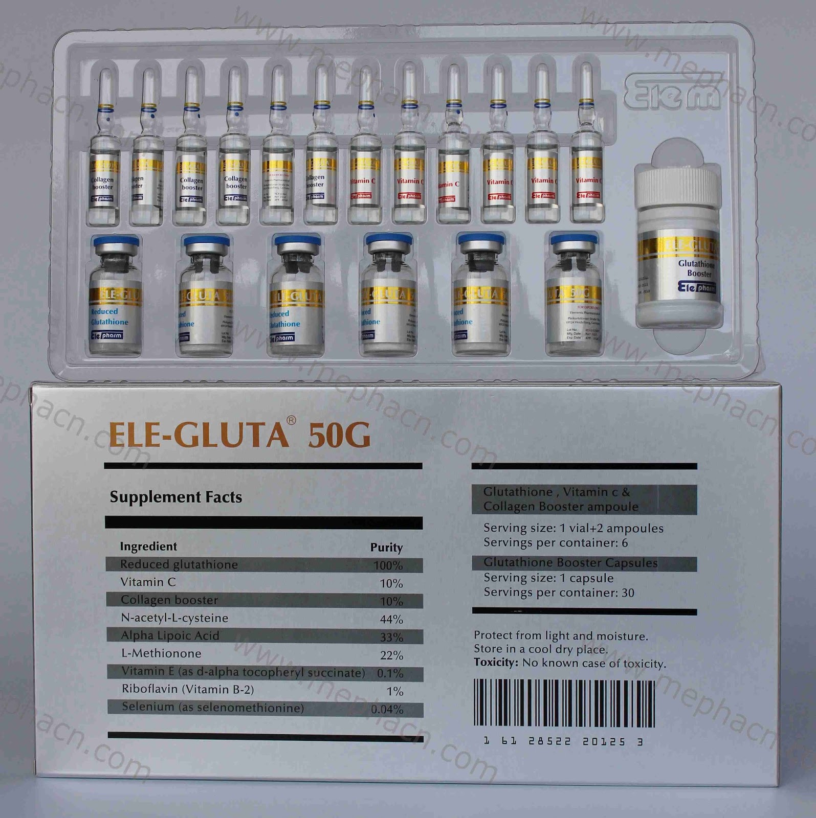 Skin Whitening Glutathione Injection: Great Effect ELE Brand Injectable ...