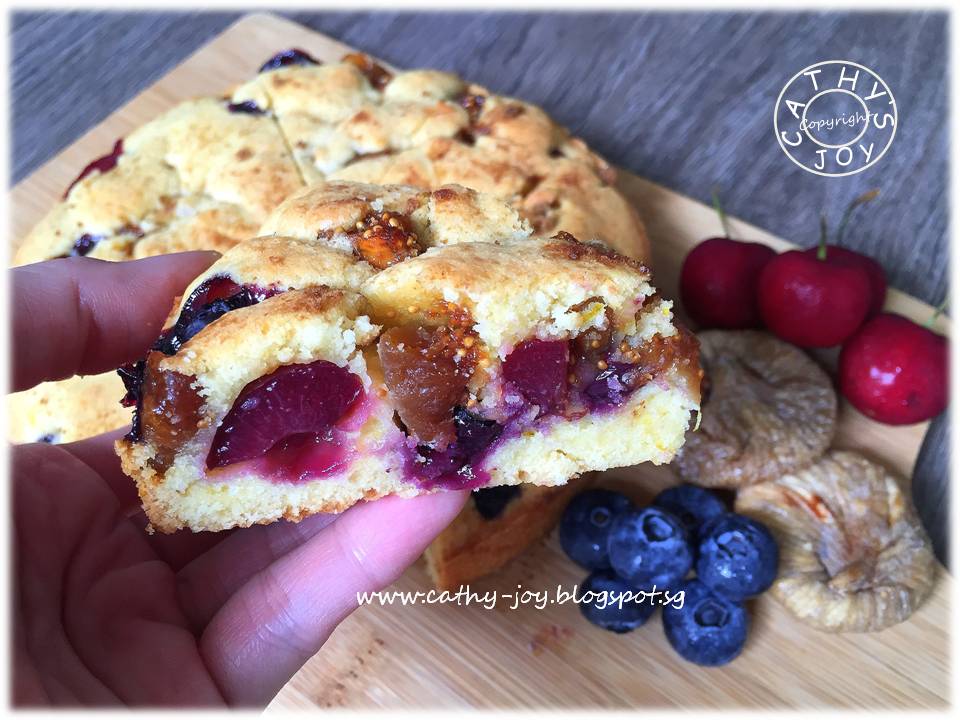 cathy's joy: Stone Fruit Tea Cake