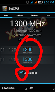 Cara memaksimalkan Performance Android menggunakan SetCPU ~ All For Healty