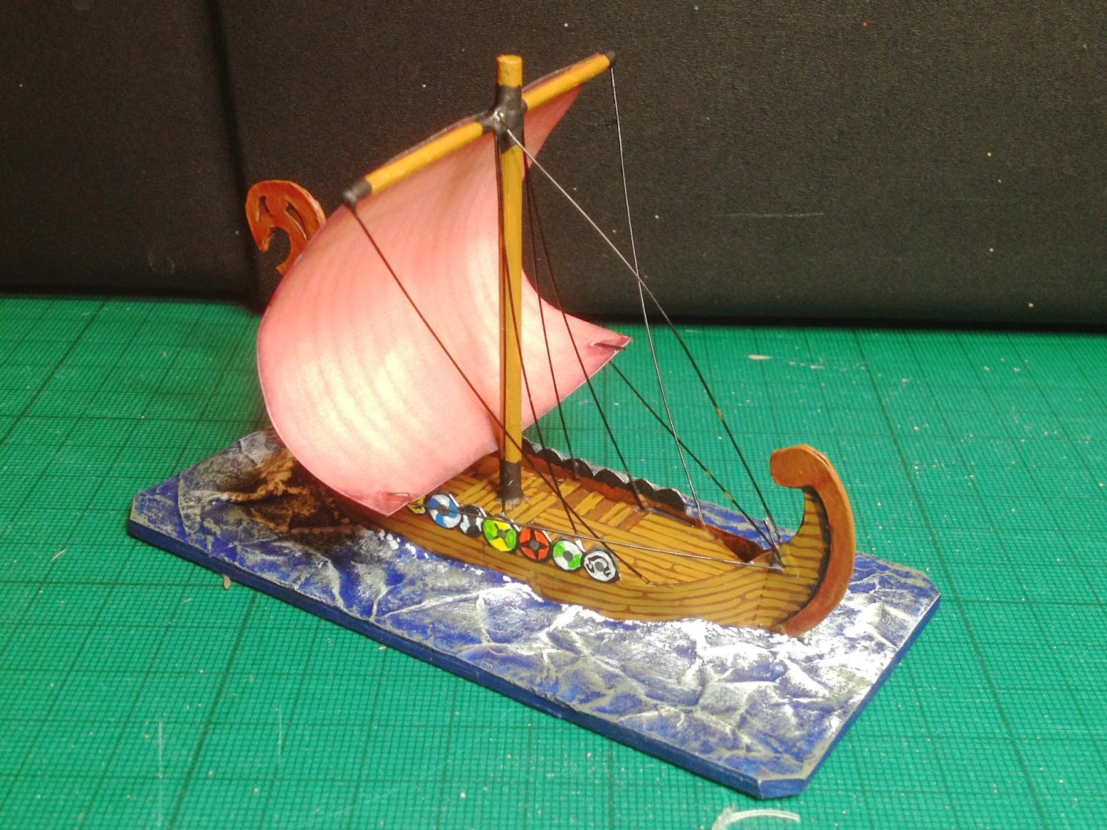 Scratch built Viking Longship