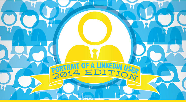 Portrait of a LinkedIn User 2014 - infographic