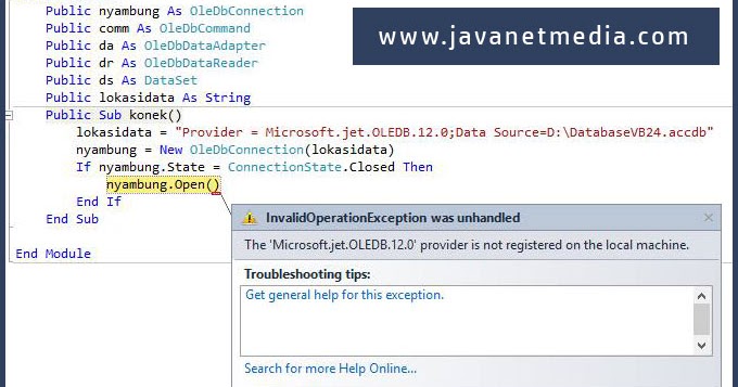 No Name: Mengatasi The Microsoft.ACE.OLEDB.12.0 provider is not registered on the local machine ...
