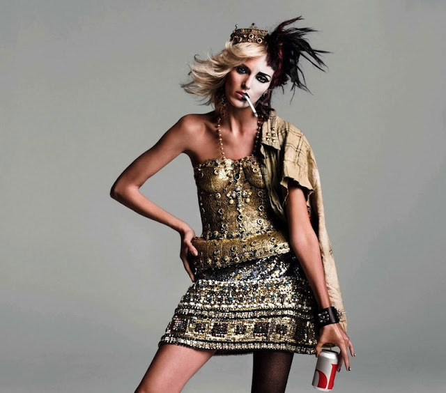 Anja Rubik By Inez & Vinoodh Magazine Photoshoot For Vogue Paris ...